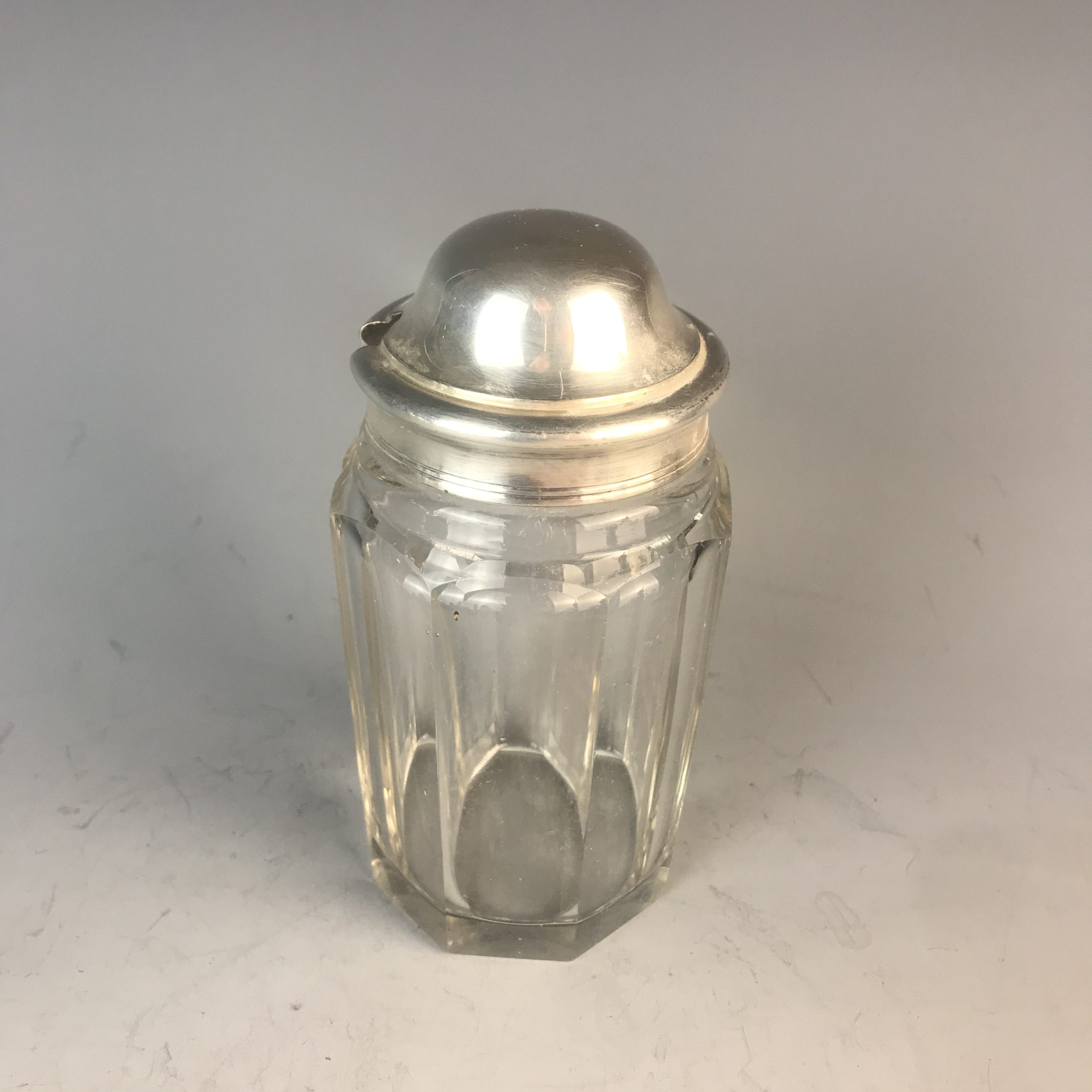 Jugendstil Senffass, Fa. Berndorf, um 1900